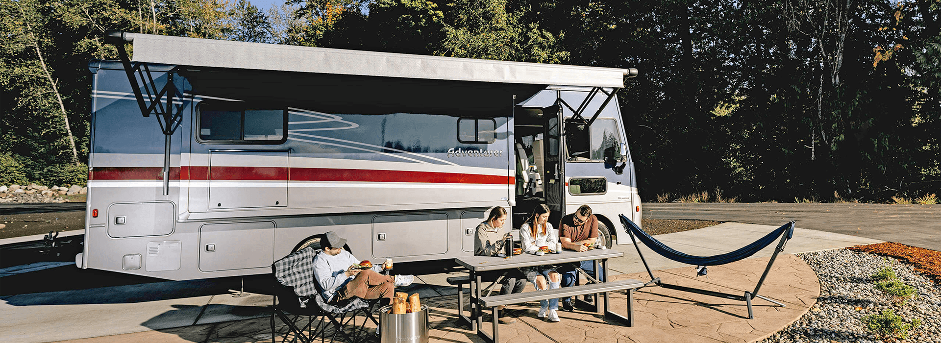 Angel of the Winds: Luxury RV Stalls and Amenities